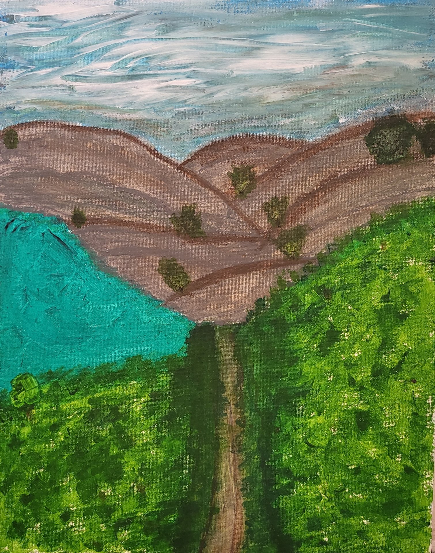 Countryside Painting by Stephanie Cain - Jose Art Gallery