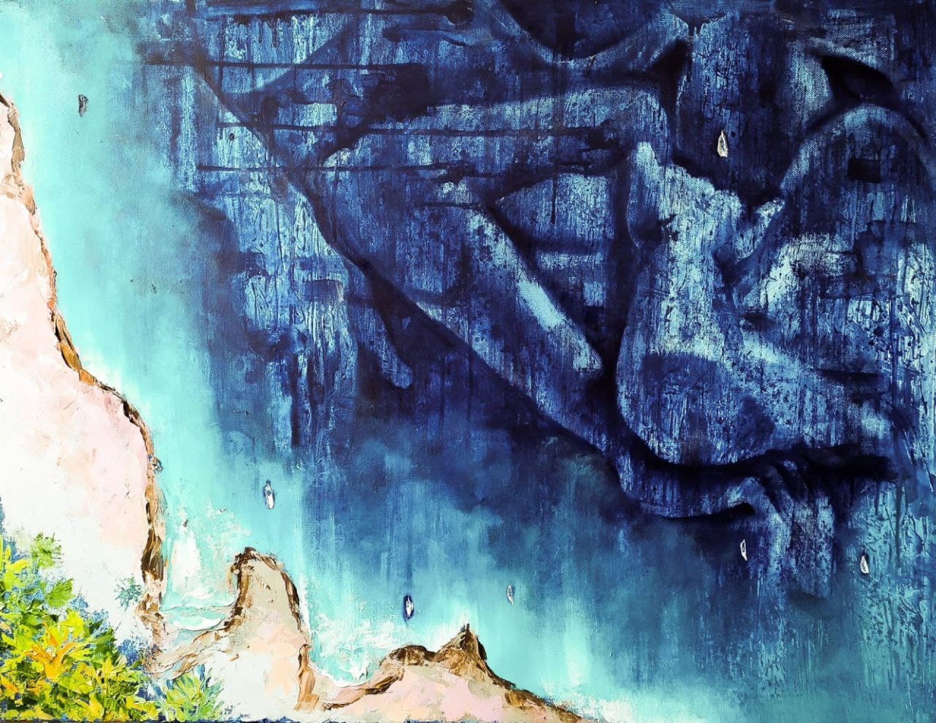 Element Water Painting by Olha Pichkurova - Jose Art Gallery