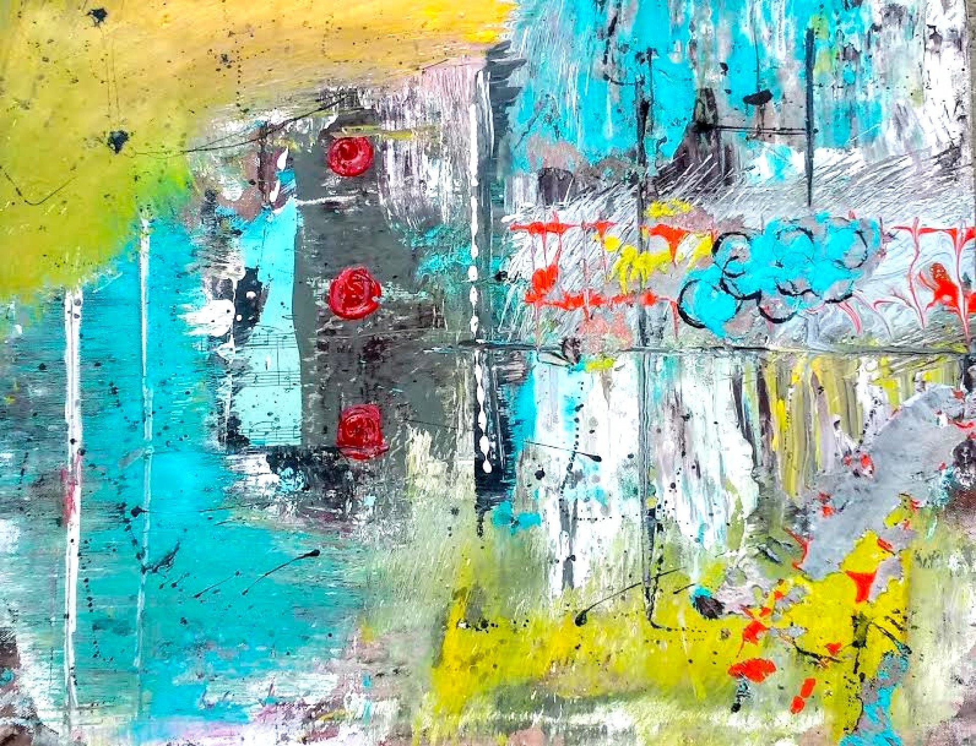 Hidden Notes Painting by dawn rettew - Jose Art Gallery