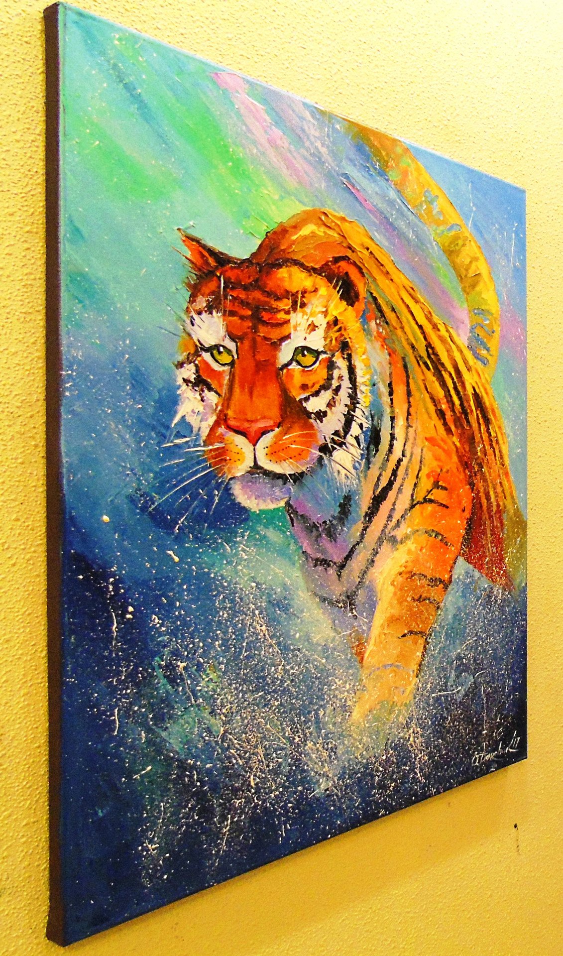 Tiger Painting by Olha Darchuk - Jose Art Gallery