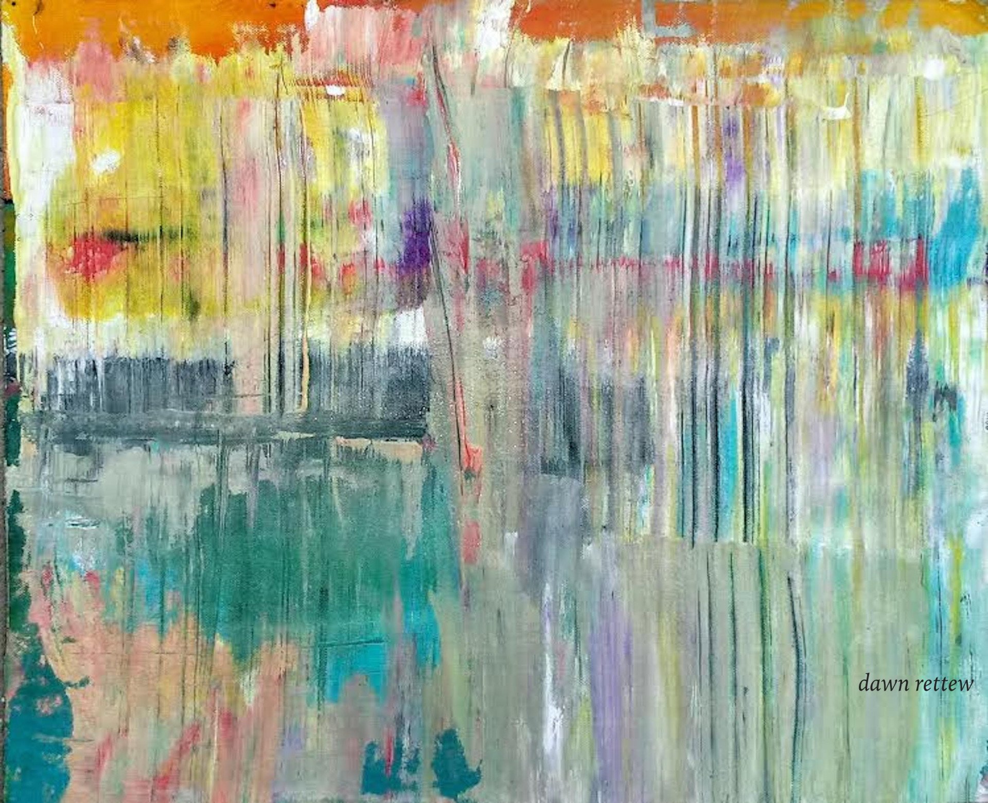 Candy Row Painting by dawn rettew - Jose Art Gallery