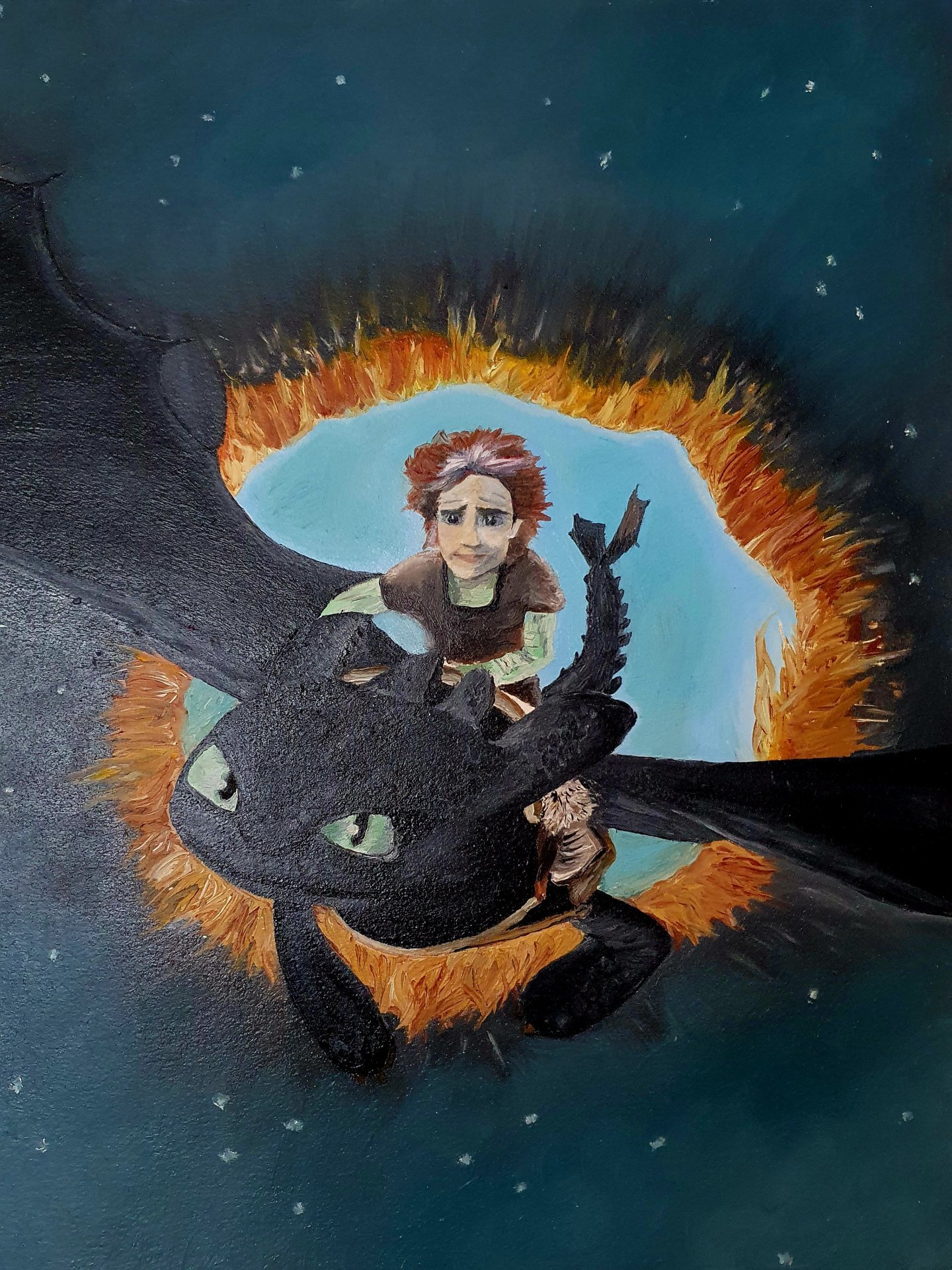 Fairy tale FROM FIRE Painting by Shpekht - Jose Art Gallery