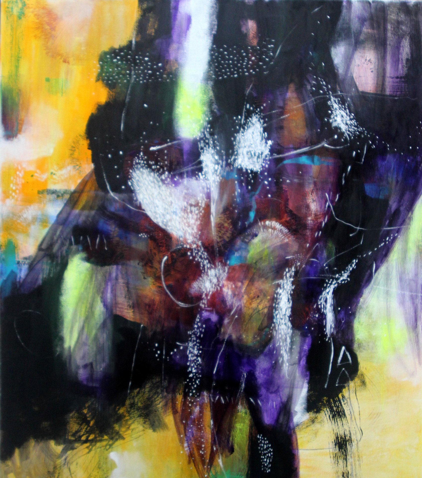Light drops Painting by Zuzana Petrakova - Jose Art Gallery