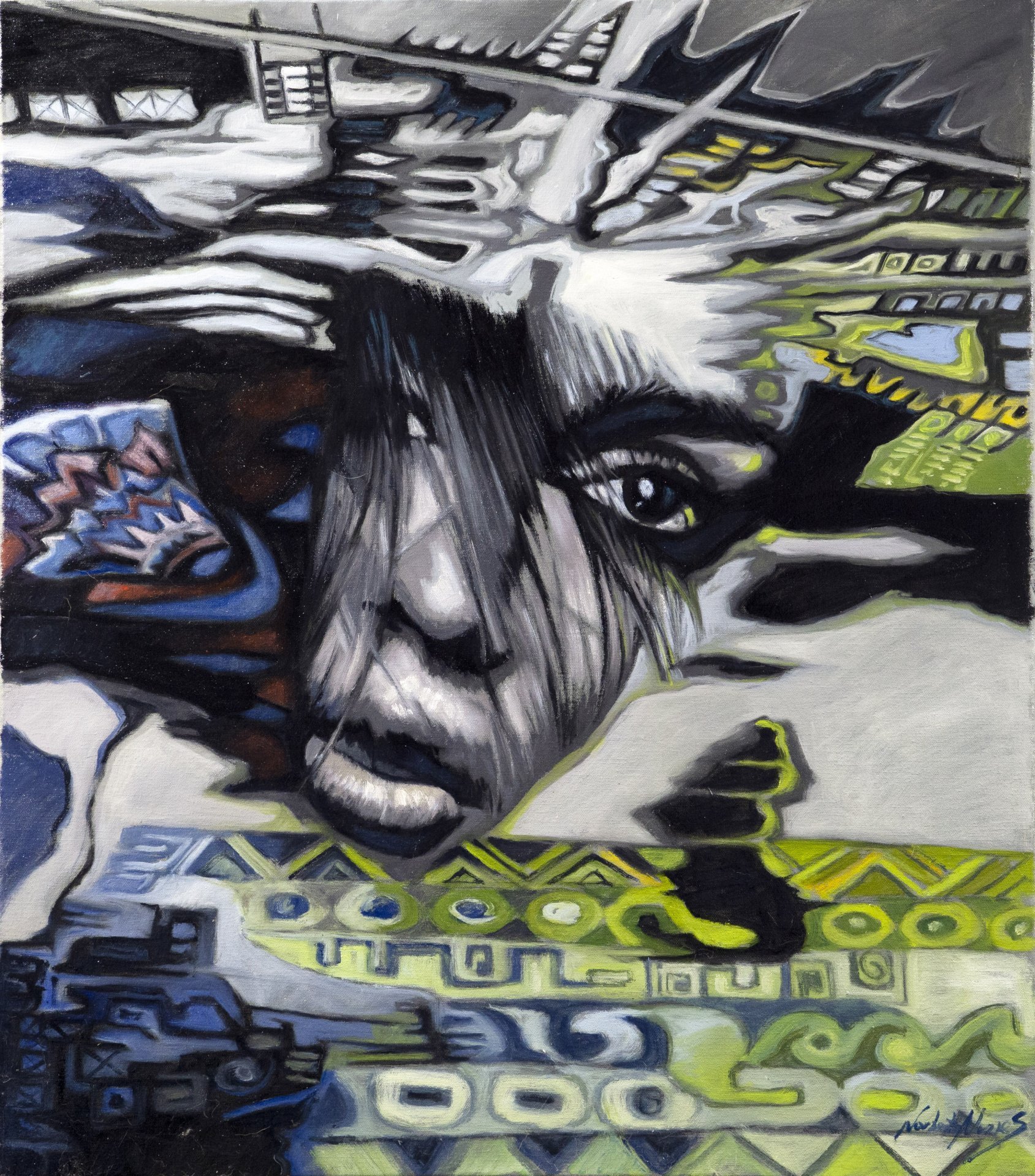 CARNIVAL 4 Painting by Norberto Nunes - Jose Art Gallery