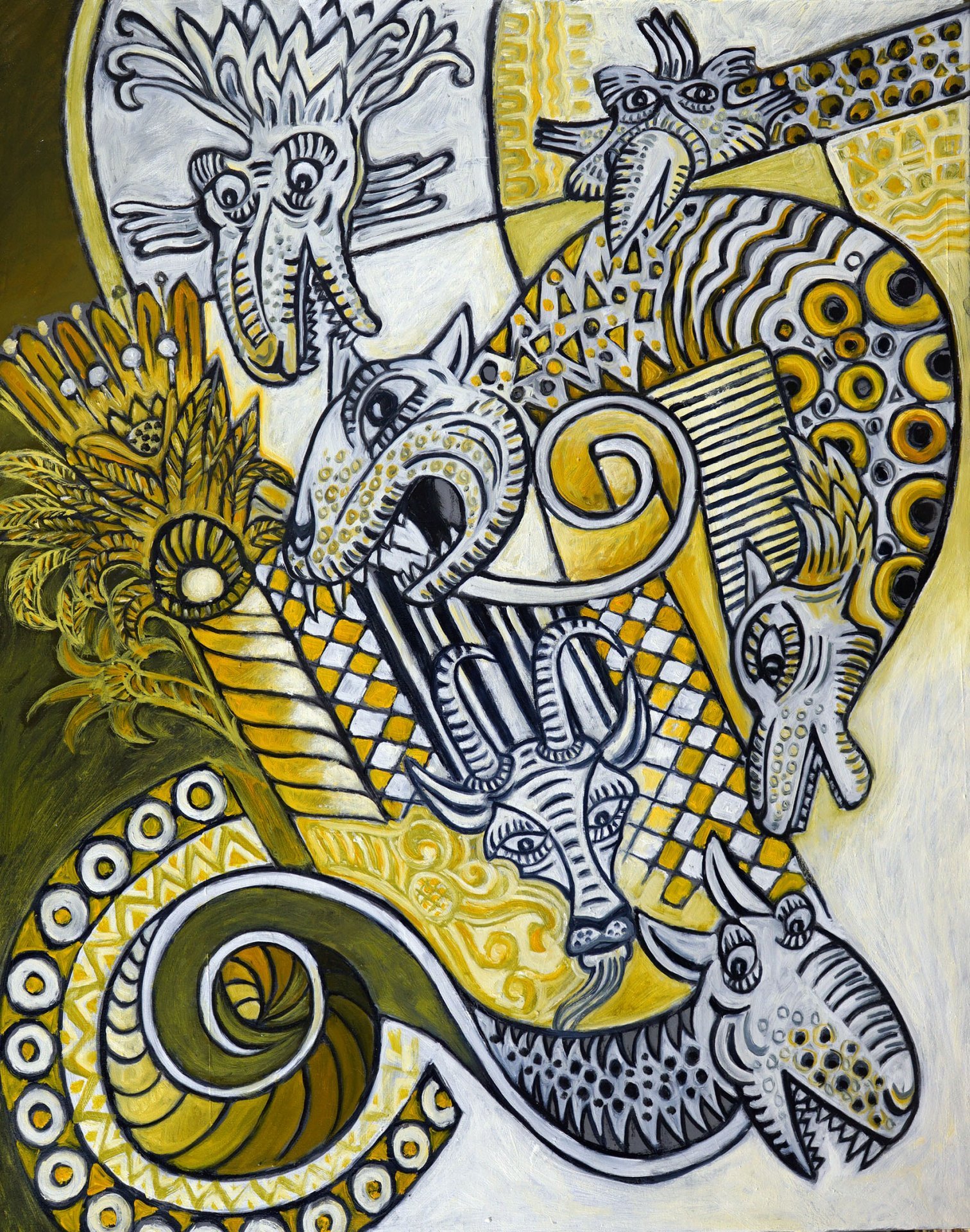 FANTASY 2 Painting by Norberto Nunes - Jose Art Gallery