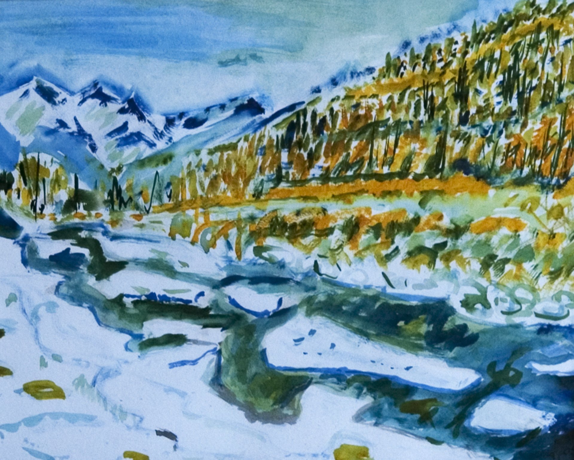 Winter Painting by Oleg Troyan - Jose Art Gallery