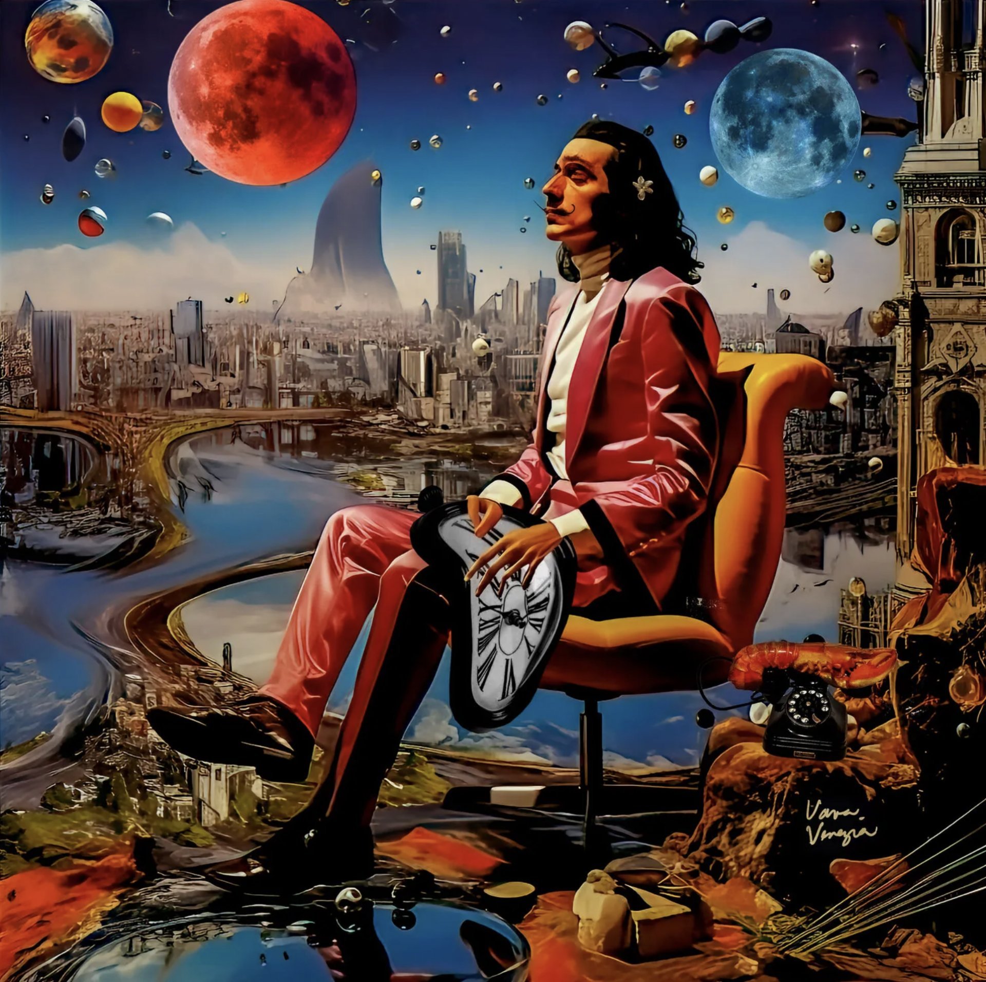 Dali's Universe Digital Art - Vava Venezia Dellert