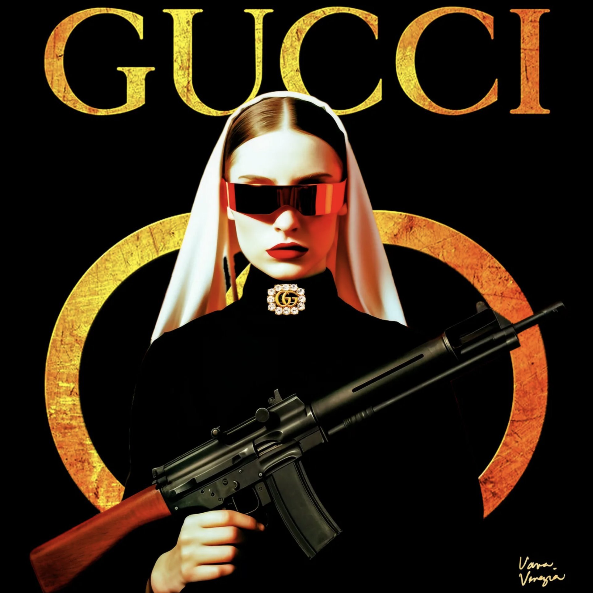 GUCCI Fighter Photography - Vava Venezia Dellert