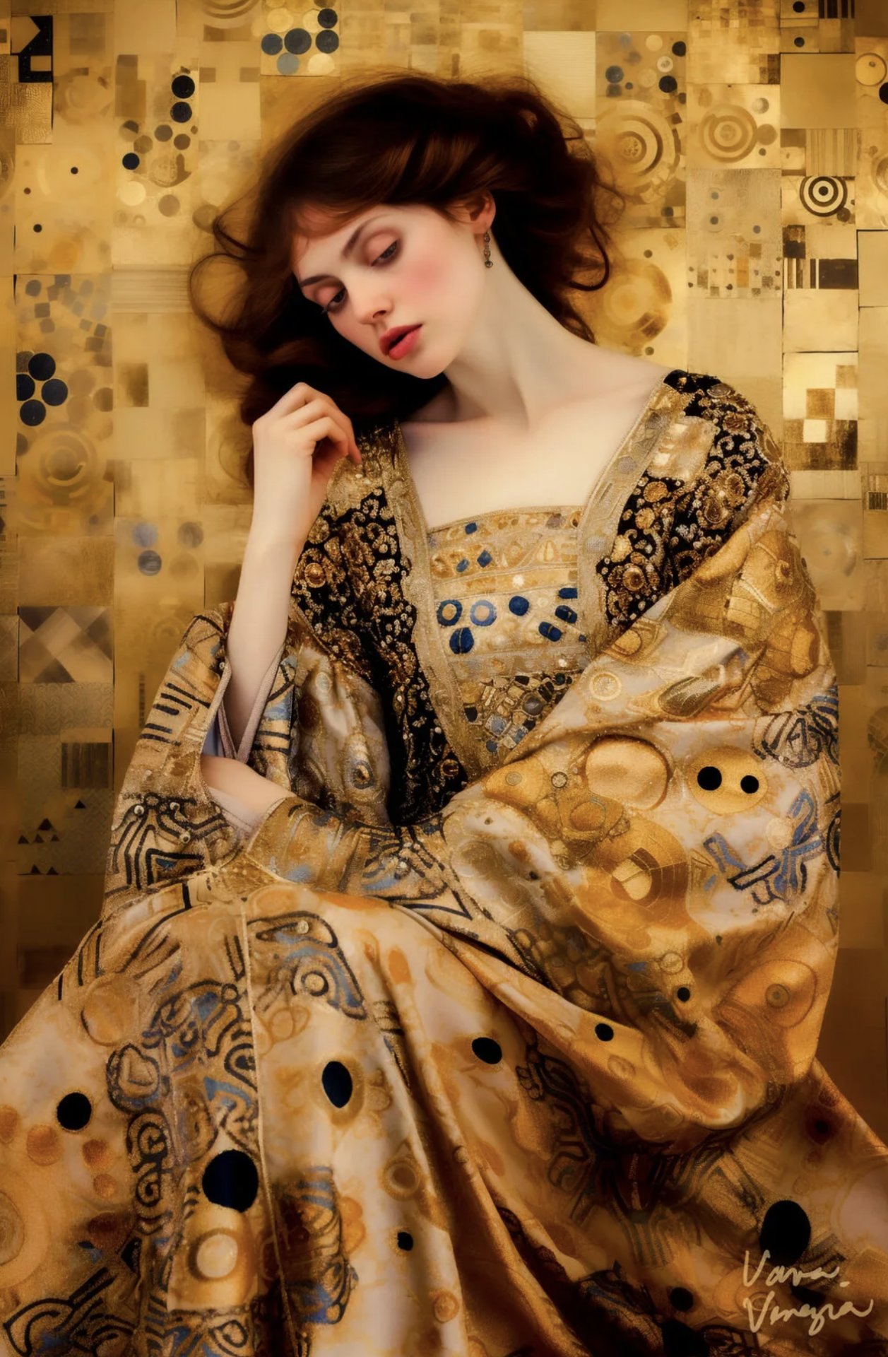 Woman from Vienna Digital Art - Vava Venezia Dellert