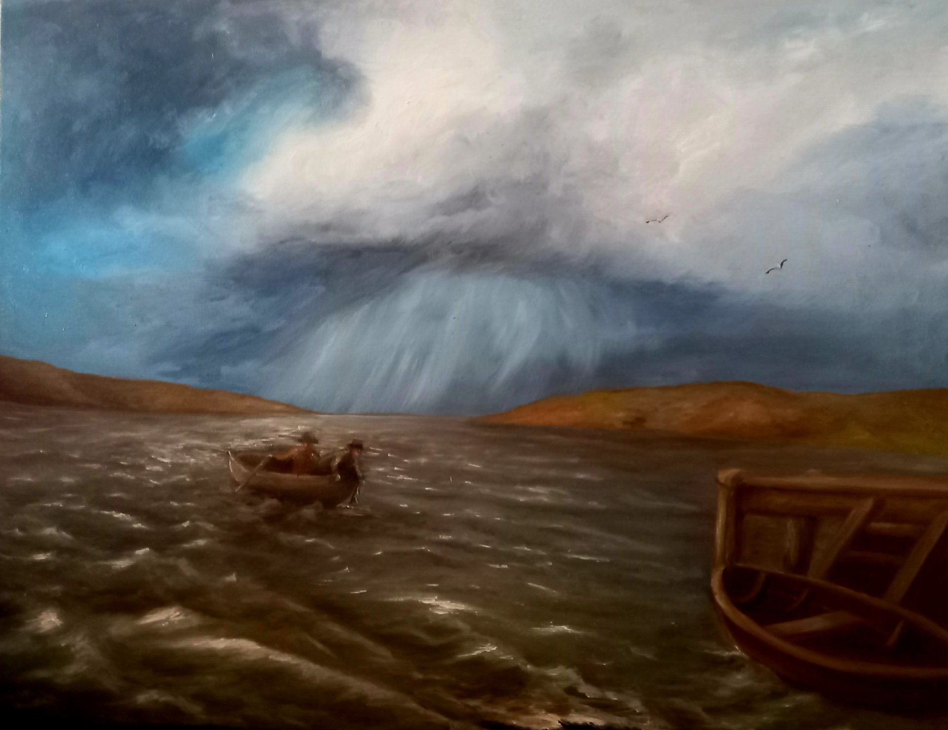 Tormenta Painting by Yulia Stasiuk - Jose Art Gallery
