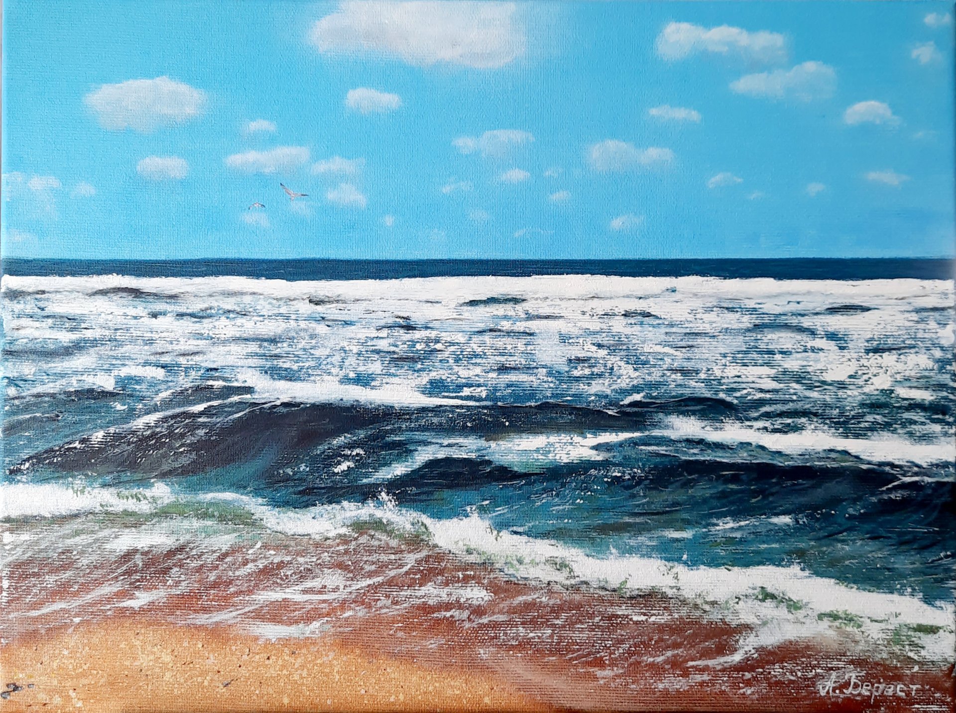 Sea Painting by Olena Berest - Jose Art Gallery
