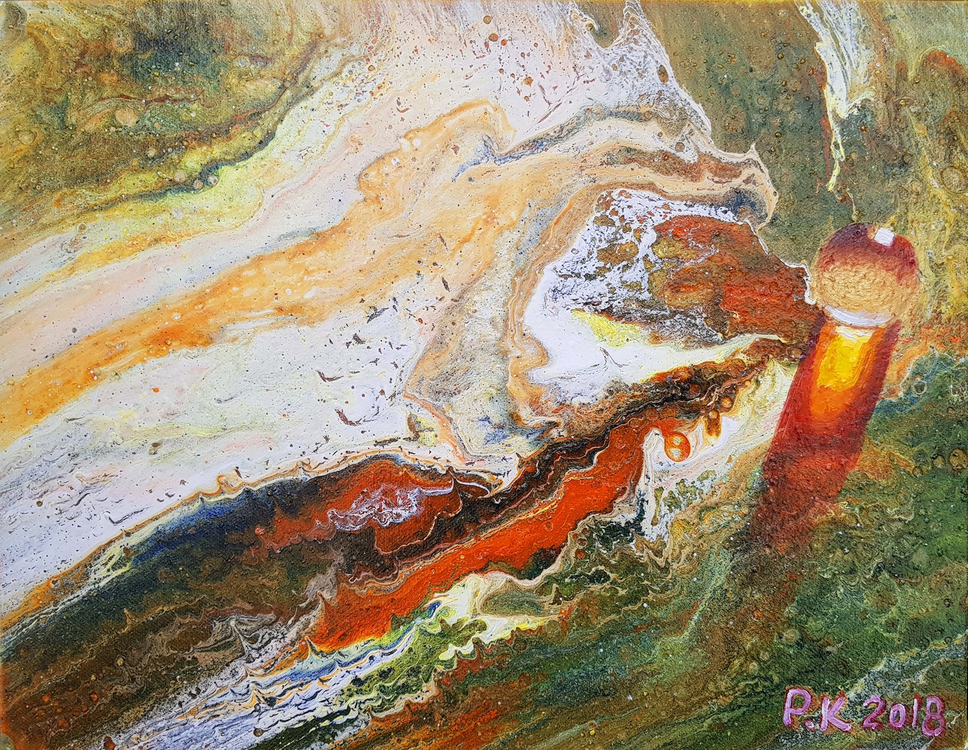 Fierce Tiger Painting by Pei-Kang Hsu - Jose Art Gallery